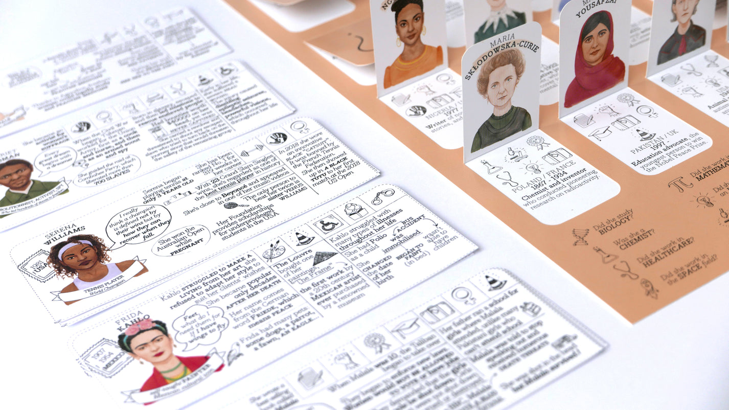 WHO'S SHE? paper game – Playeress