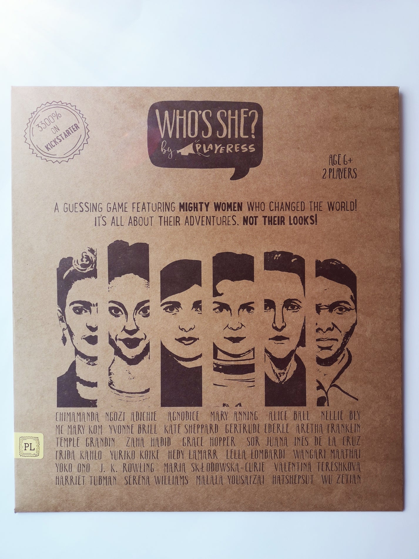 WHO'S SHE? paper game – Playeress