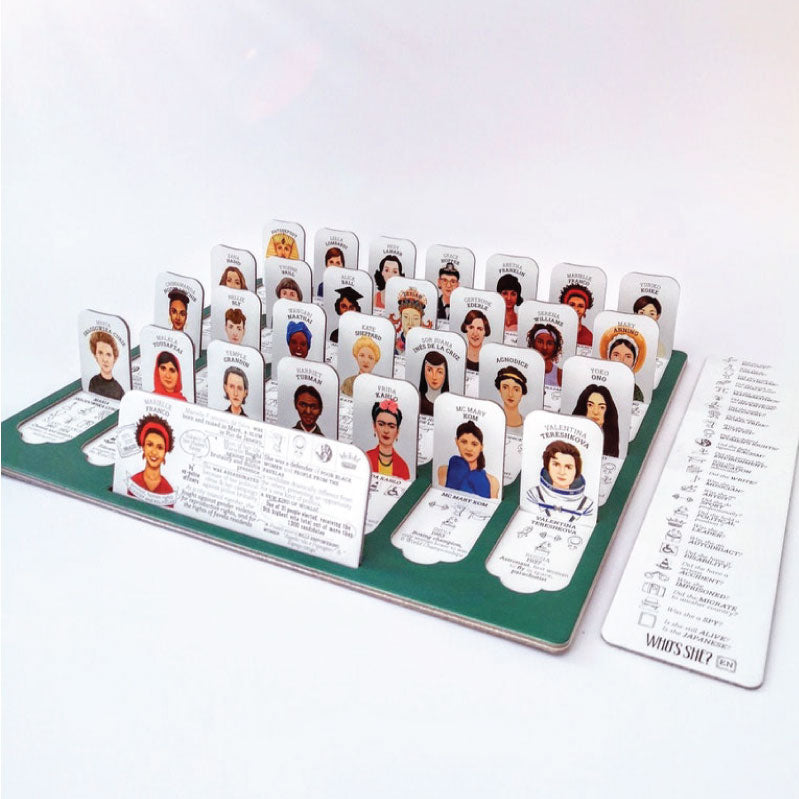 WHO'S SHE? game – Playeress