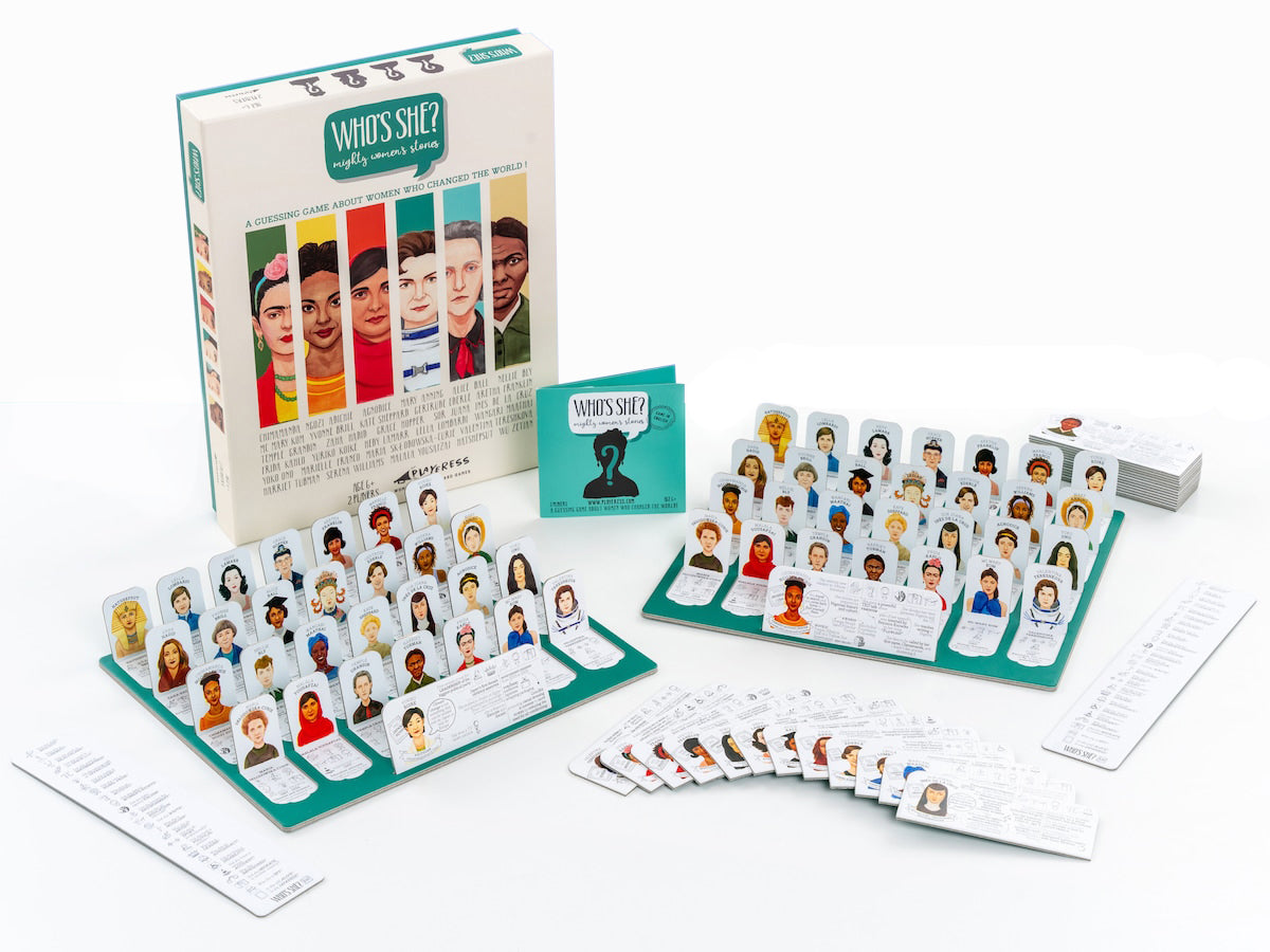 WHO'S SHE? game – Playeress